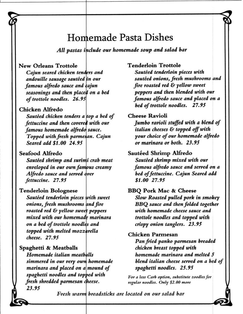 Menu - Hotel Seymour Supperclub